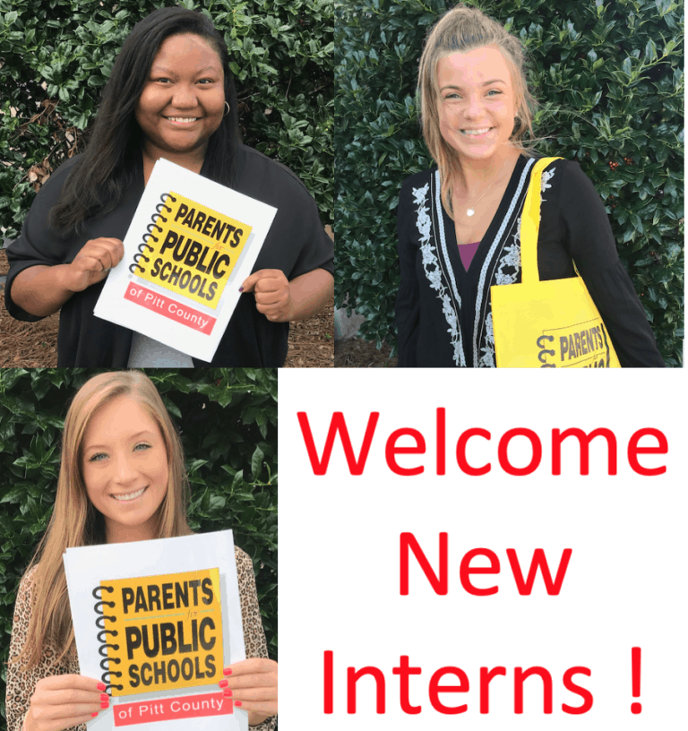 Welcome To Our New Interns Parents For Public Schools Of Pitt County
